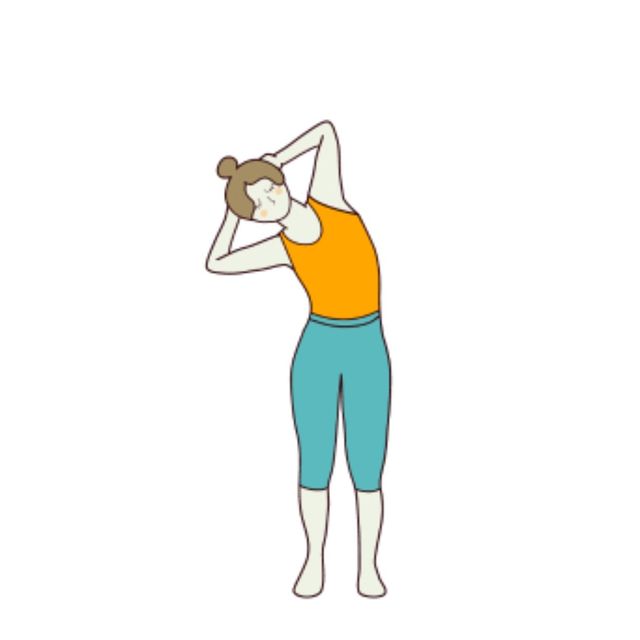 Mountain Side Bends, Hands Behind Head by 𝔻𝕖𝕤𝕖𝕣𝕥 𝔽𝕠𝕩🦊 🌟 - Exercise How ...
