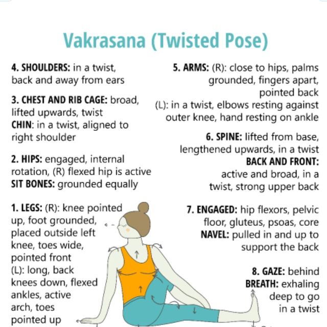 Twisted Pose Right by 𝔻𝕖𝕤𝕖𝕣𝕥 𝔽𝕠𝕩🦊 🌟 - Exercise How-to - Skimble