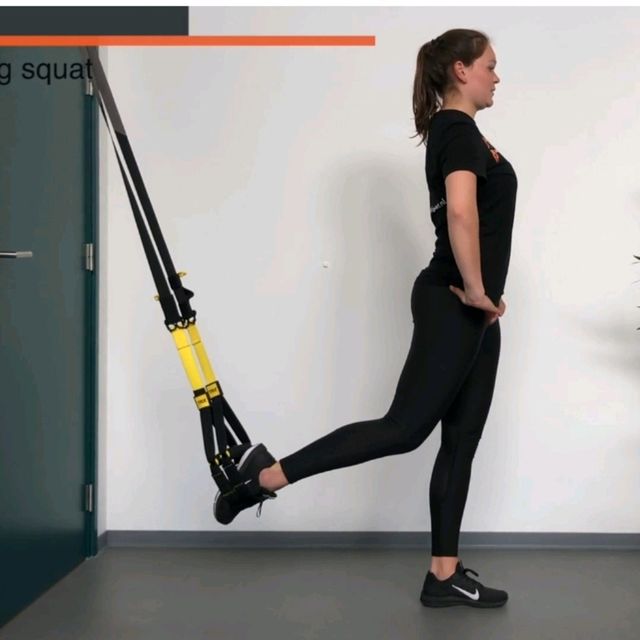 Single Leg Squat TRX by Karen L. - Exercise How-to - Skimble