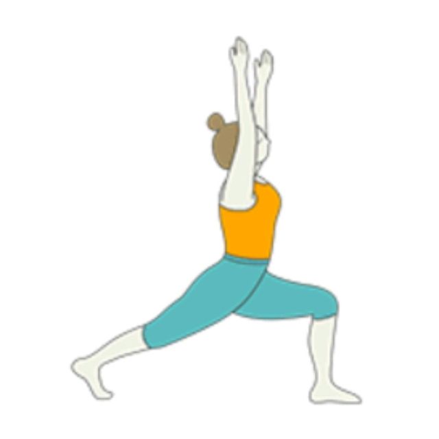 Right High Lunge Pose by 𝔻𝕖𝕤𝕖𝕣𝕥 𝔽𝕠𝕩🦊 🌟 - Exercise How-to - Skimble