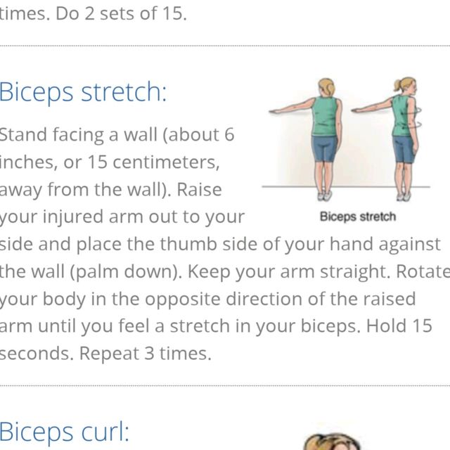BICEPS STRETCH against wall by Vincent H. - Exercise How-to - Skimble