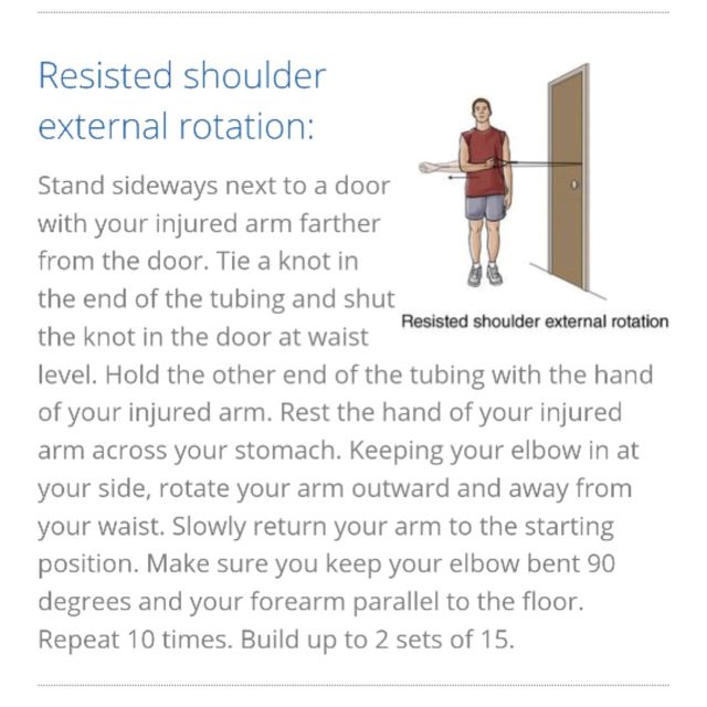 SHOULDER EXTERNAL ROTATION Standing by Vincent H. - Exercise How-to ...