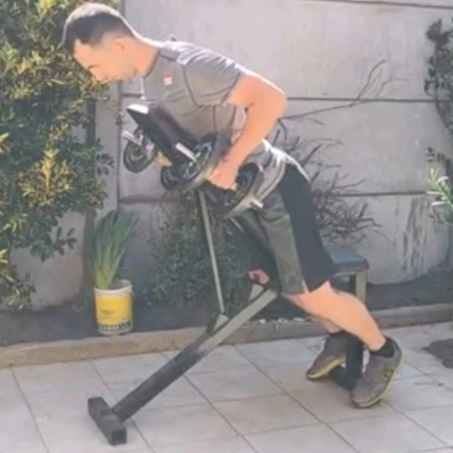 incline bench DB row by Francisco Perez - Ejercicio Cómo hacerlo - Skimble