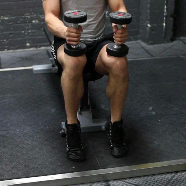 Seated Calf Raises by Joshua Feinberg - Exercise How-to - Skimble
