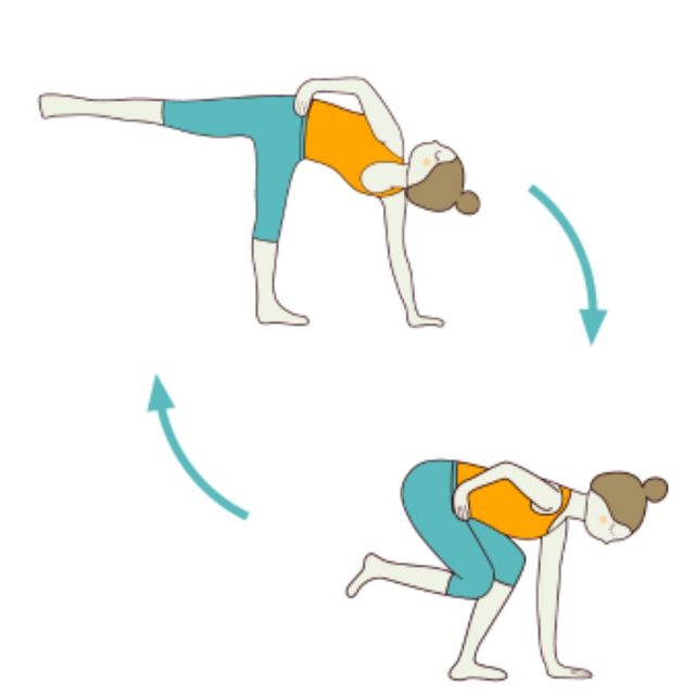 Shiva Squat To Half Moon Flow by 𝔻𝕖𝕤𝕖𝕣𝕥 𝔽𝕠𝕩🦊 🌟 - Exercise How-to - Skimble