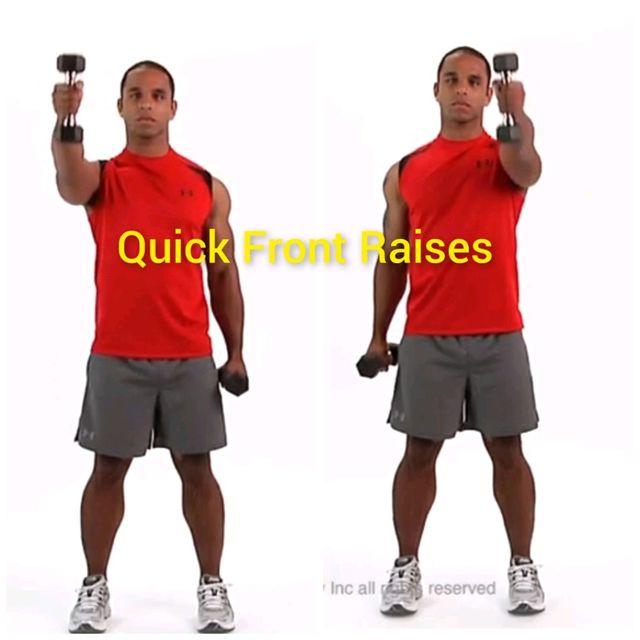 Quick Front Raises by Glenn Washington - Exercise How-to - Skimble