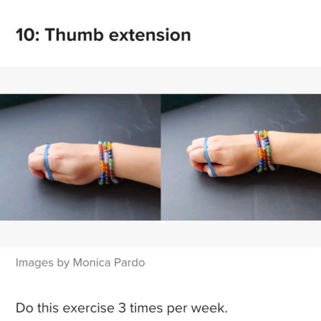 Thumb Extension by Sharmil Mckee - Exercise How-to - Skimble