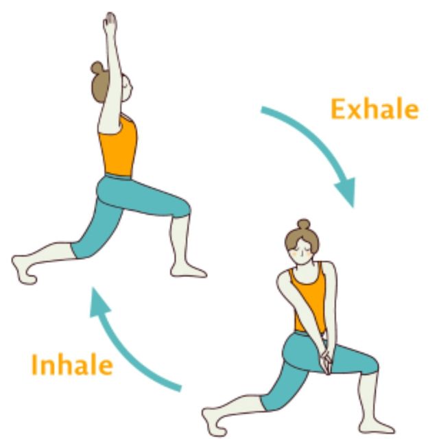 Revolved High Lunge Flow Right por 𝔻𝕖𝕤𝕖𝕣𝕥 𝔽𝕠𝕩🦊 🌟 - Ejercicio Cómo ...
