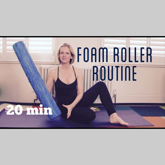 FOAM ROLLER :: 20 min Full Body Foam Rolling Routine - Free Full Body ...