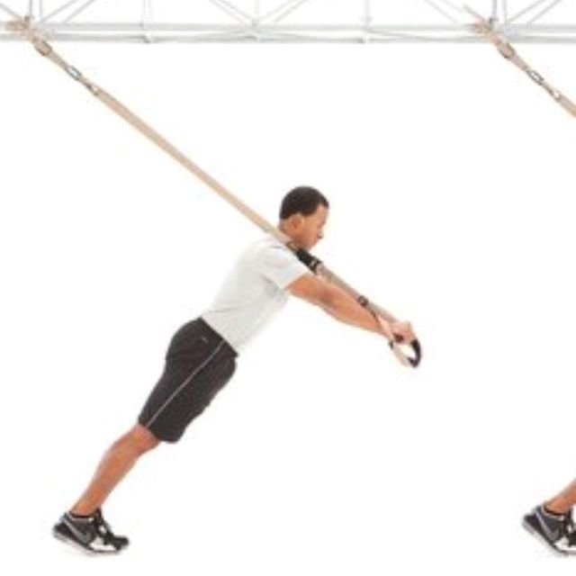 TRX Chest Press by Brandon G. - Exercise How-to - Skimble