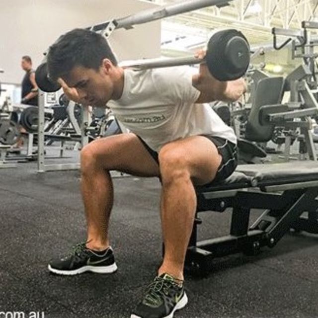 Seated Good Morning by Kyle Derkson - Exercise How-to - Skimble