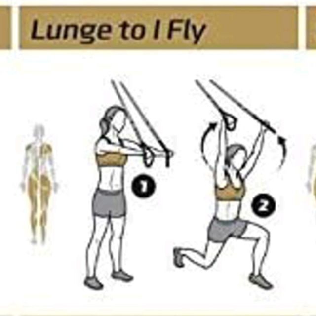 Lunge To Fly Trx by Agnieszka Bianka S. - Exercise How-to - Skimble