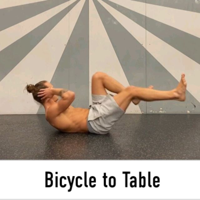 Bicycle To Table by Alex 🌊. - Exercise How-to - Skimble