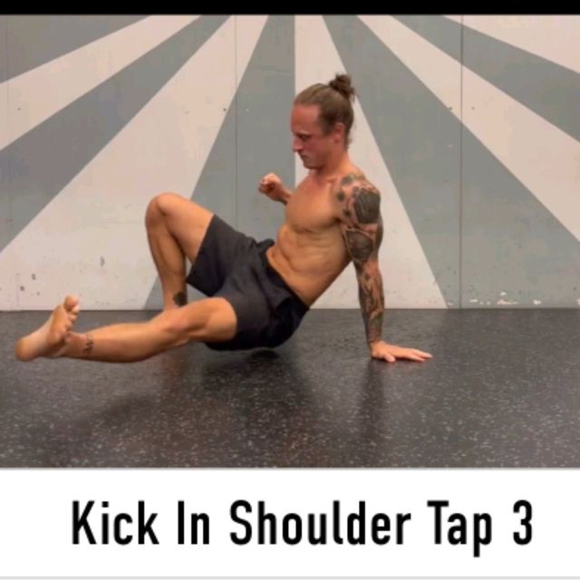 Kick In Shoulder Tap by Alex 🌊. - Exercise How-to - Skimble