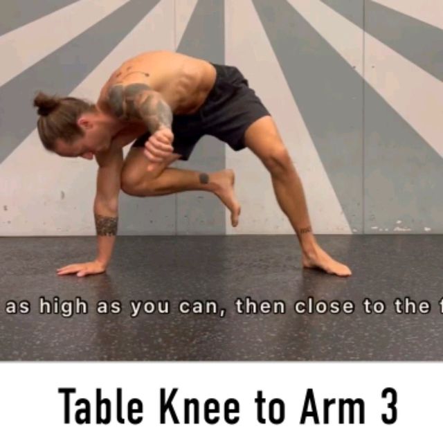 Table Knee To Arm by Alex 🌊. - Exercise How-to - Skimble