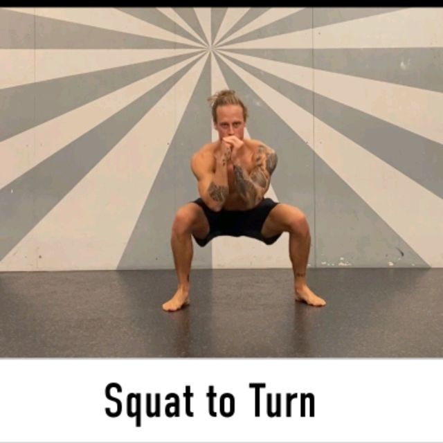 Squat To Turn by Alex 🌊. - Exercise How-to - Skimble