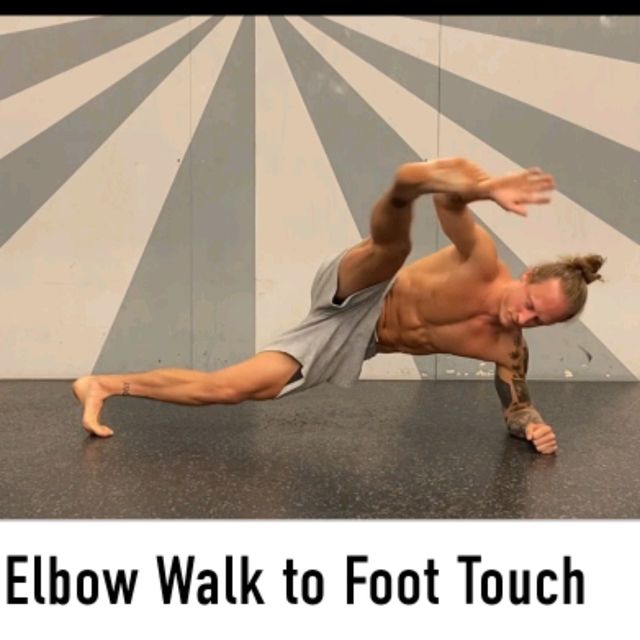 Elbow Walk To Foot Touch by Alex 🌊. - Exercise How-to - Skimble