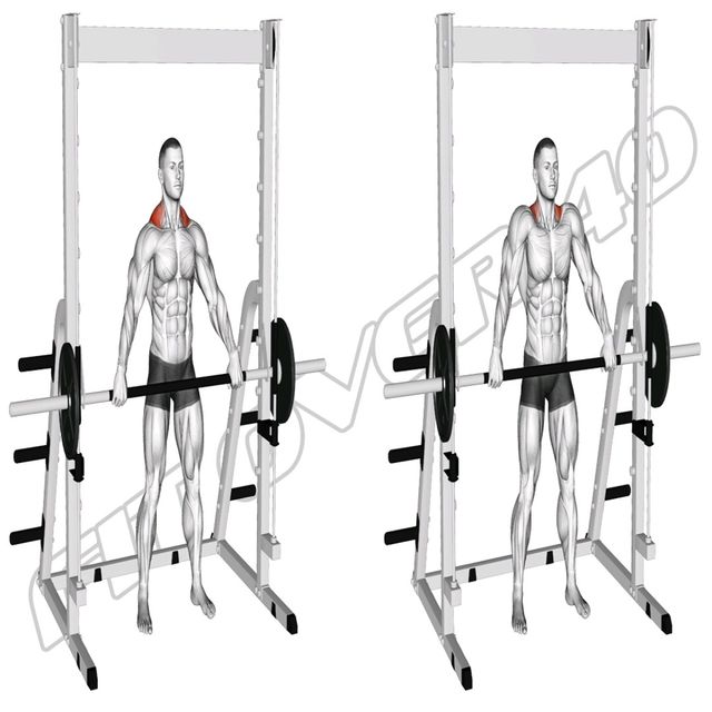 Smith Shrug Wide Grip by Ftf40 Jan - Exercise How-to - Skimble