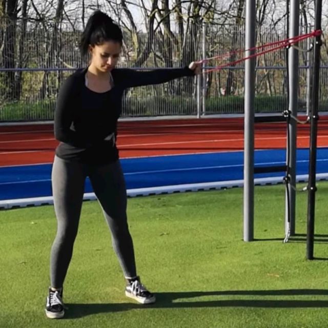 SA Band chest fly by Francisco Perez - Ejercicio Cómo hacerlo - Skimble