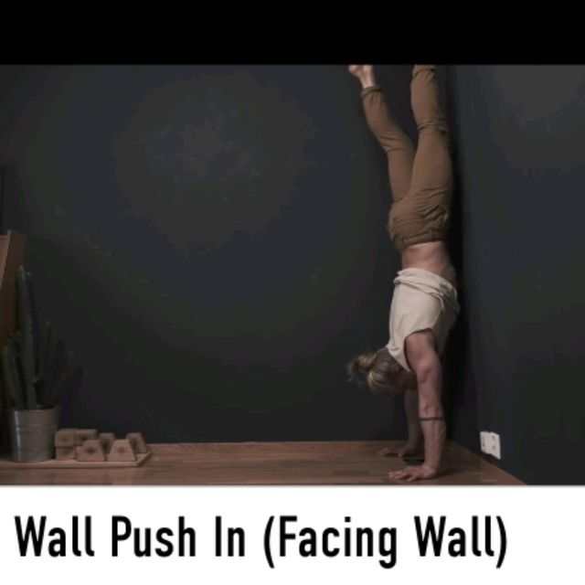 Wall Push In (Facing Wall) by Alex 🌊. - Exercise How-to - Skimble