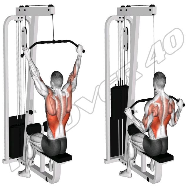 Lat Pull Down by Ftf40 Jan - Exercise How-to - Skimble