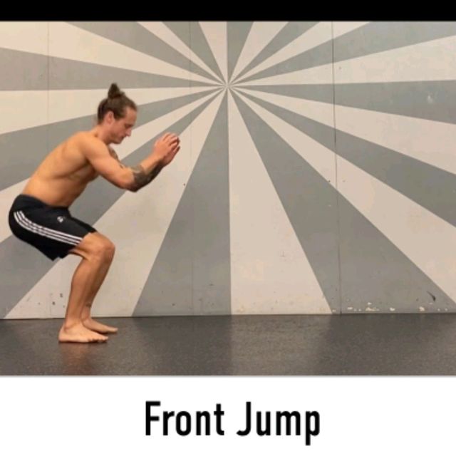 Front Jump by Alex 🌊. - Exercise How-to - Skimble Workout Trainer