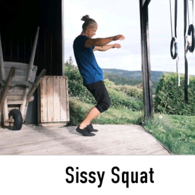 Sissy Squat by Alex 🌊. - Exercise How-to - Skimble