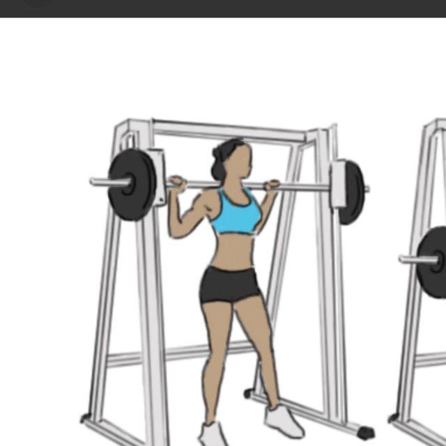 Smith Machine Squat by Stacey S. - Exercise How-to - Skimble