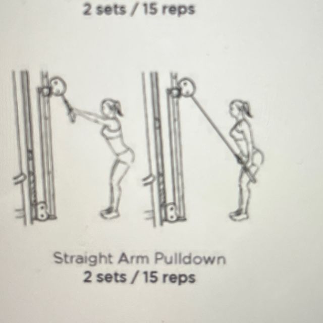 Straight Arm Pull Down by Stacey S. - Exercise How-to - Skimble