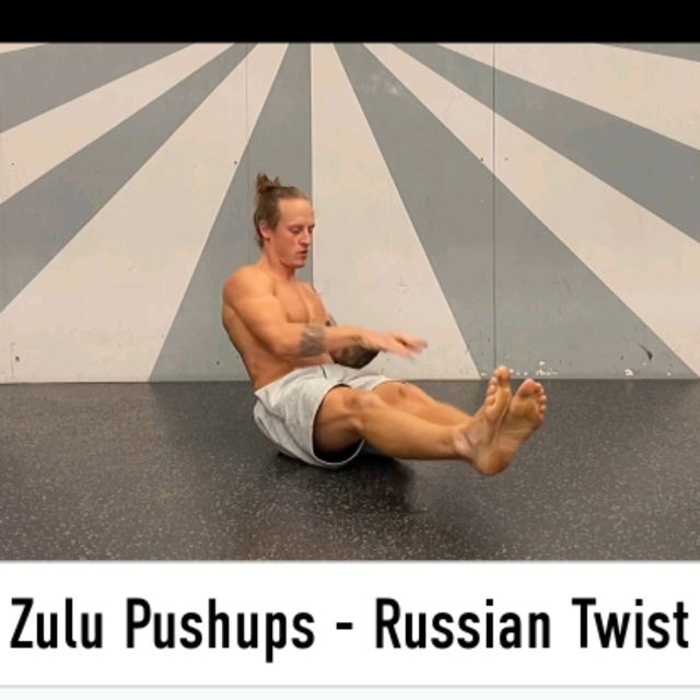 Zulu Push Ups- Russian Twists by Alex 🌊. - Exercise How-to - Skimble