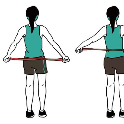 Standing Shoulder Horizontal And Diagonal Pulls by Andrew R. - Exercise ...