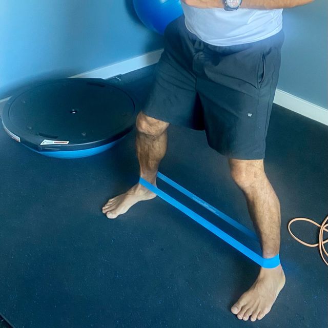 ankle Band leg side to side by Tony Madan - Exercise How-to - Skimble