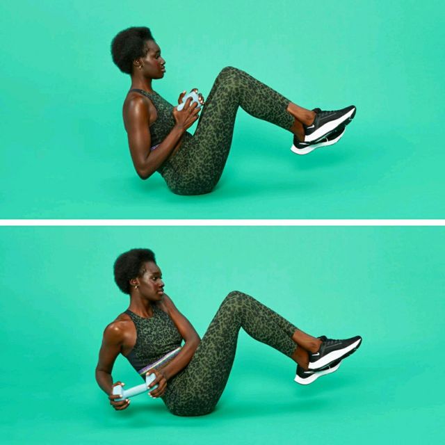 Seated Russian Twist by Patrick B. - Exercise How-to - Skimble