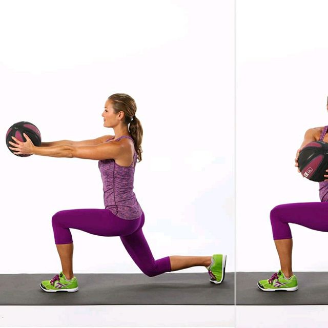 Reverse Lunge With Twist by Patrick B. - Exercise How-to - Skimble