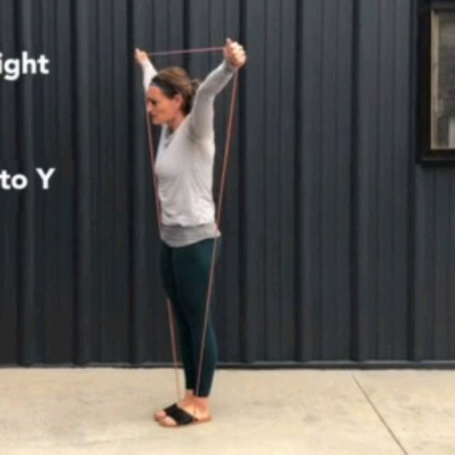 Standing Banded Hollow IY by Alex 🌊. - Exercise How-to - Skimble