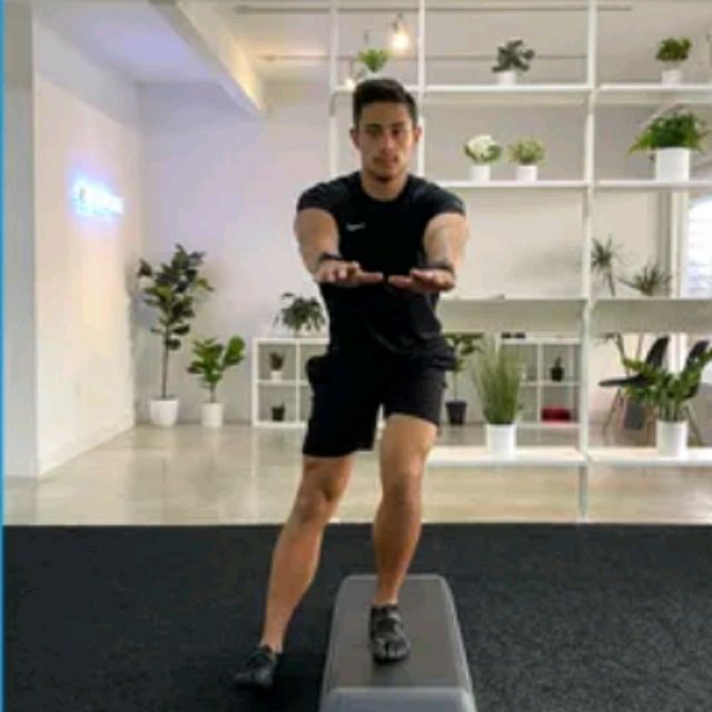 Elevated Lateral Heel Touch Down by Kimberly C - Exercise How-to - Skimble