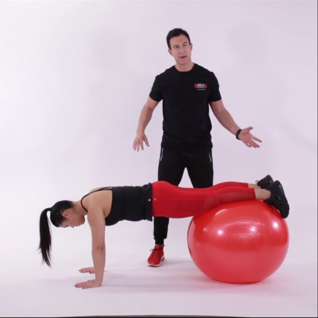 Zim Ball Crunches by Vera Maxakova - Exercise How-to - Skimble