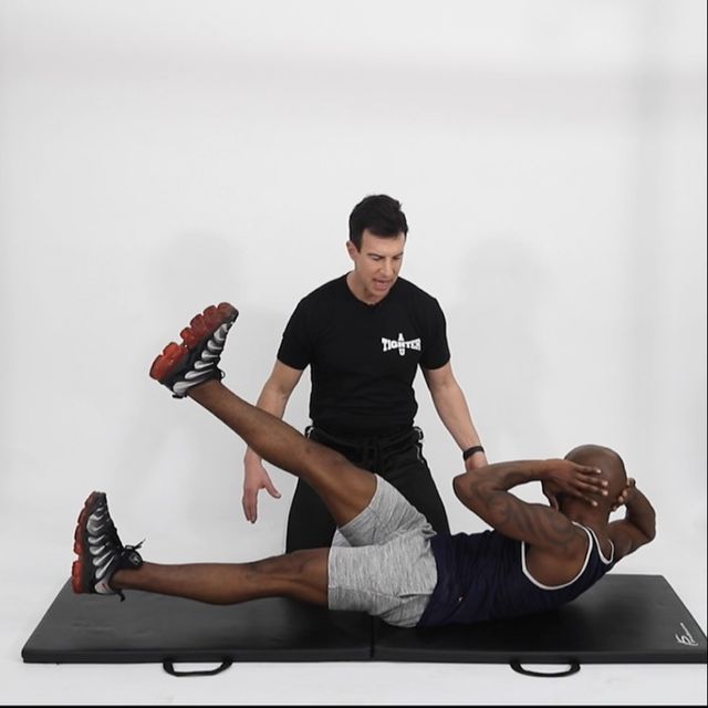 Scissor Crunches by Vera Maxakova - Exercise How-to - Skimble