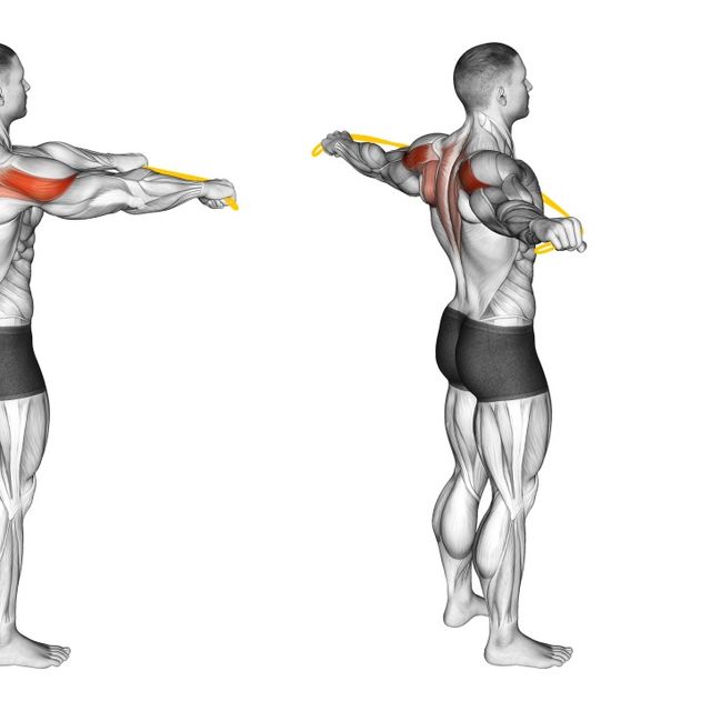 Resistance Band Pull Aparts by Elizabeth Helmick - Exercise How-to ...