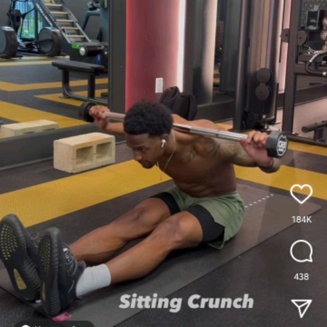 Sitting Crunch by Martel Berry - Exercise How-to - Skimble