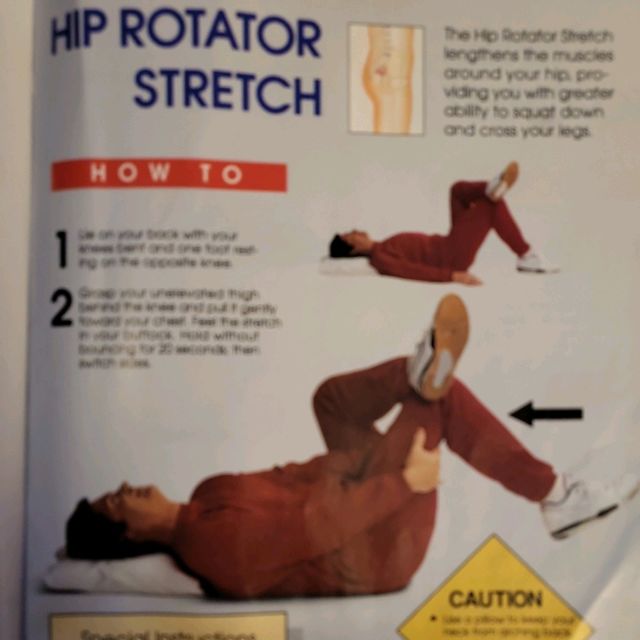 Hip rotator stretch by Kenneth M. - Exercise How-to - Skimble
