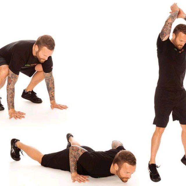 Chest To Floor Sprawl/Burpee by Alli 🖤 - Exercise How-to - Skimble
