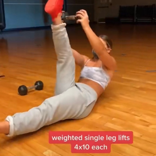 Weighted Single Leg Lifts by Rob D - Exercise How-to - Skimble