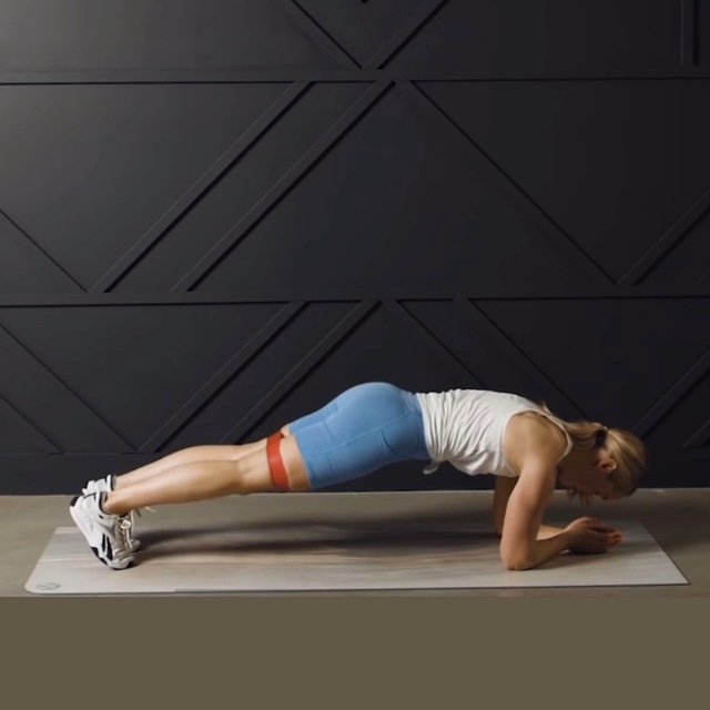Elbow Plank Leg Lifts with Band by Ömer Köseoğlu - Exercise How-to ...