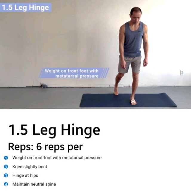 1.5 Leg Hinge by Eo 4wellness - Exercise How-to - Skimble