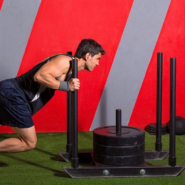 Sled Push by Ahmed Shashoug - Exercise How-to - Skimble