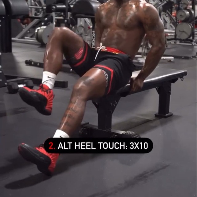 Alternating Heel Touch by Deanna B. - Exercise How-to - Skimble