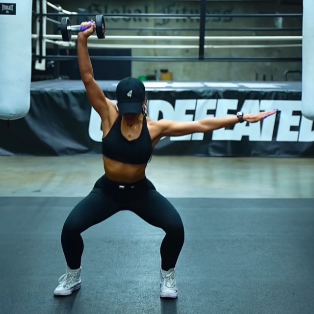 Isometric Single Dumbbell Curtsy Lunge by Deanna B. - Exercise How-to ...