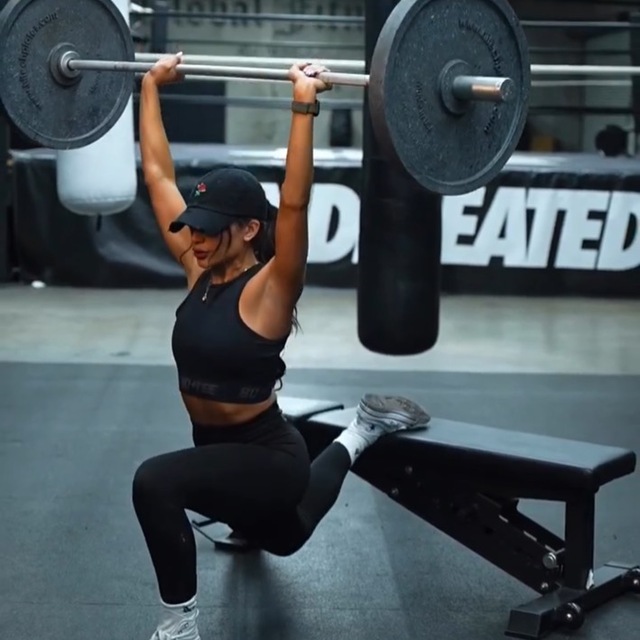 Barbell Bulgarian Split Squat Pulse by Deanna B. - Exercise How-to ...