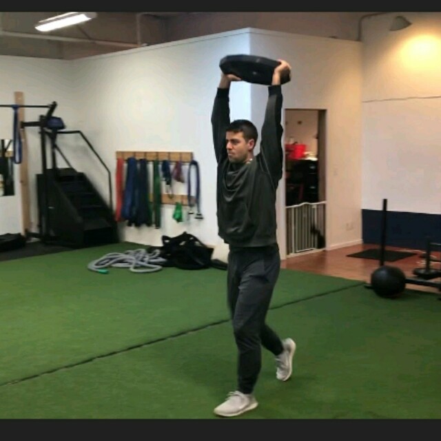 OVERHEAD PLATE WALK-KC by Kimberly C - Exercise How-to - Skimble